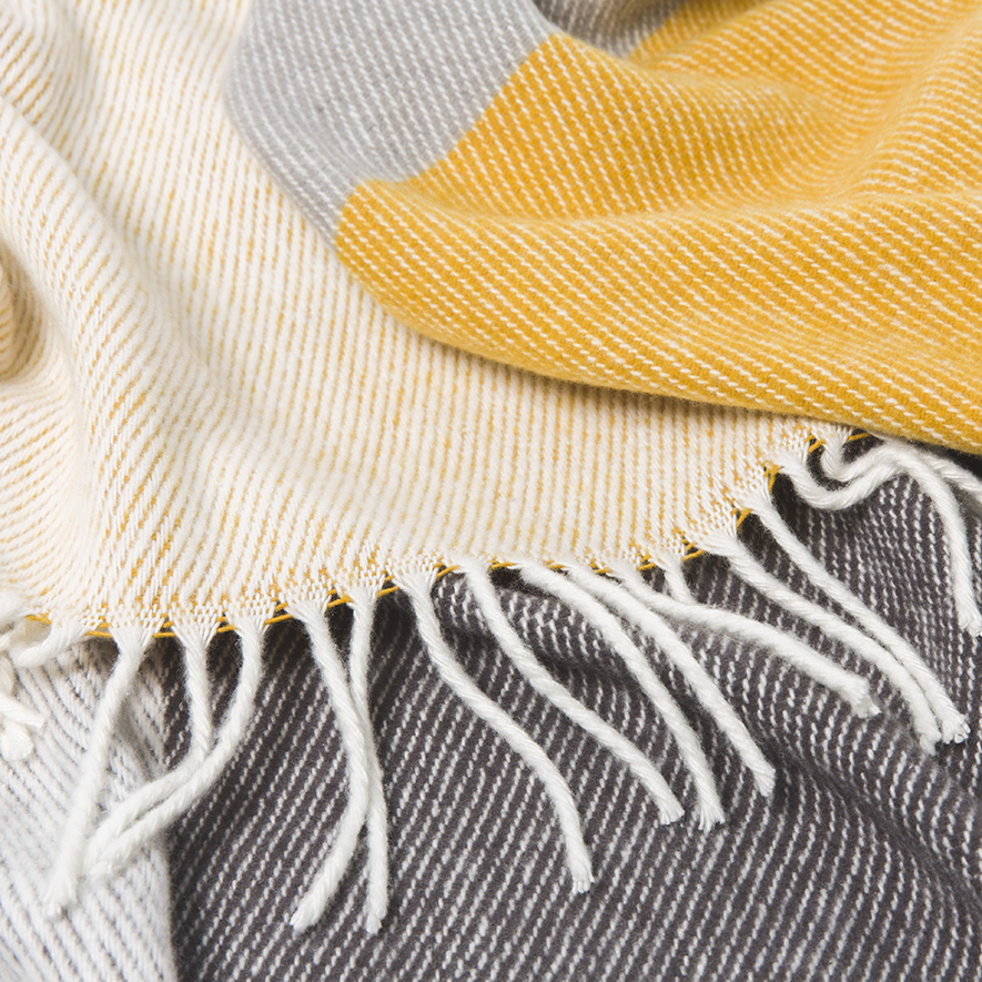European Toledo Mustard Throw | Adairs