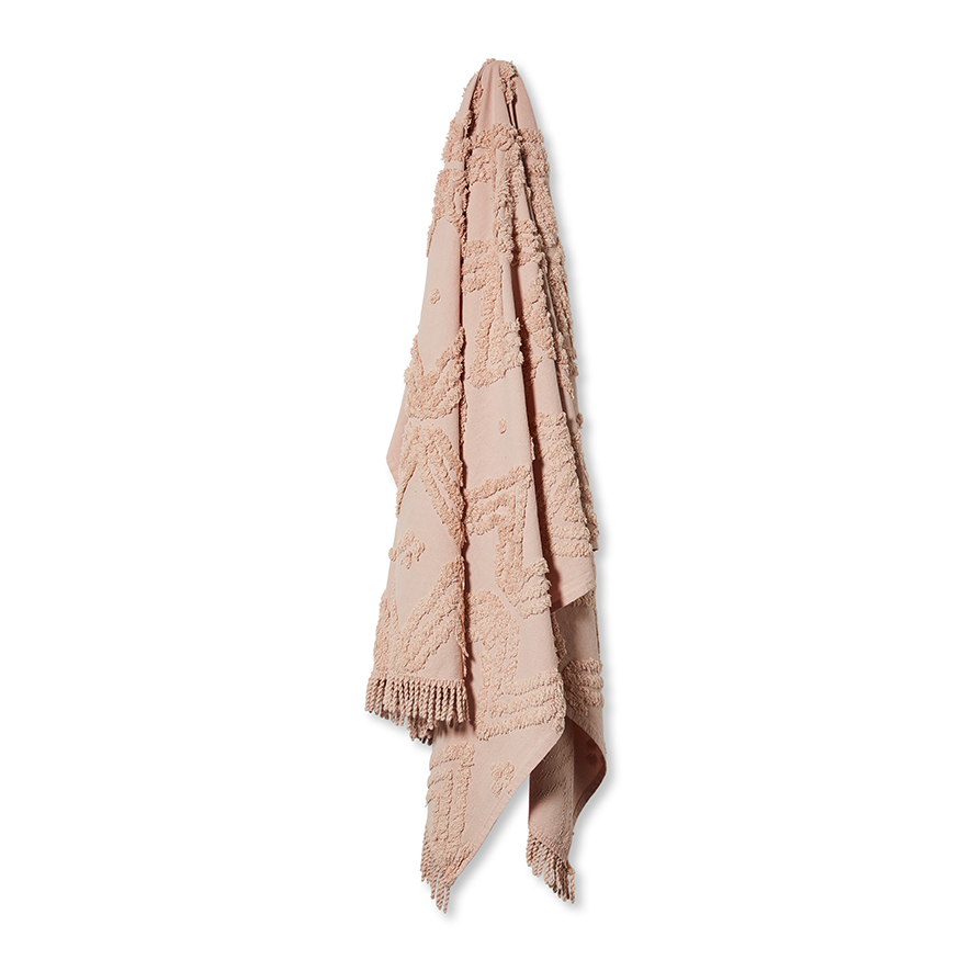 Malabar Blush Throw | Adairs