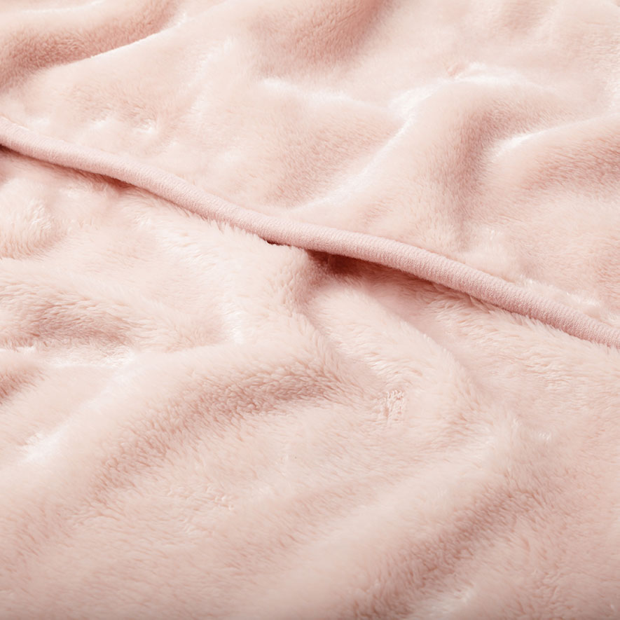 Ultra Soft Dusty Pink Throw | Adairs