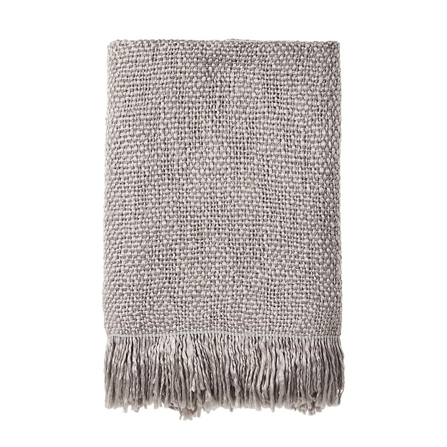 Amarillo Silver Throw | Adairs