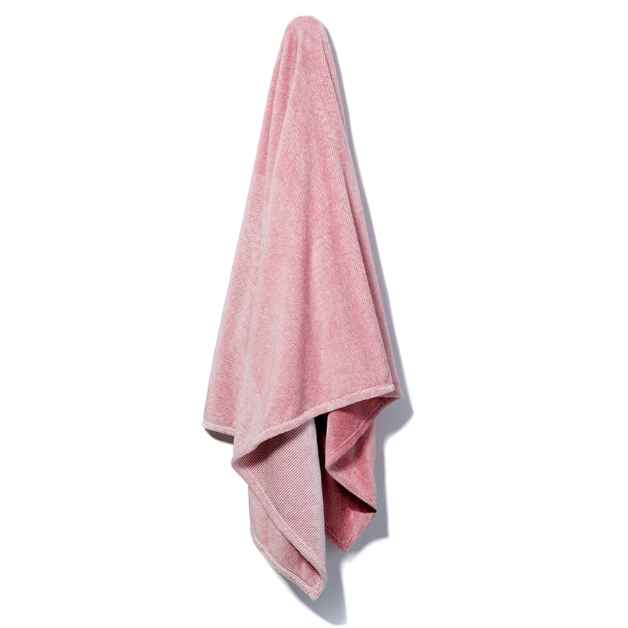 Mercer + Reid - Ultra Soft Rose Pink Stripe Throw | Adairs