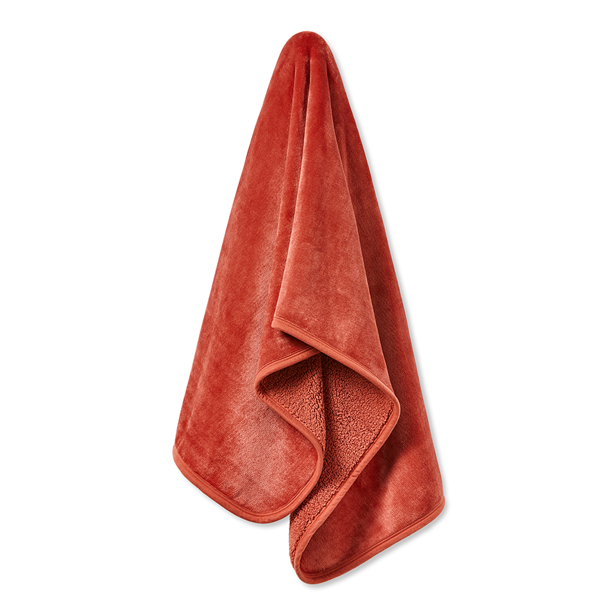 Sherpa Brick Throw | Adairs