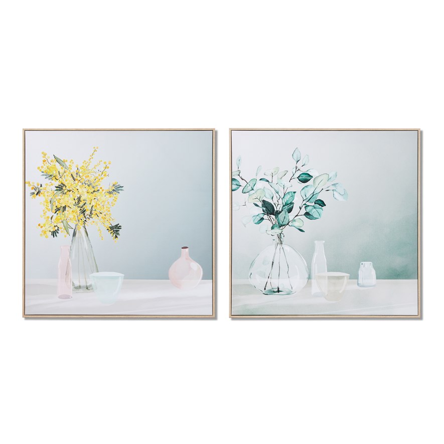Still Life Yellow Wattle Wall Art | Adairs