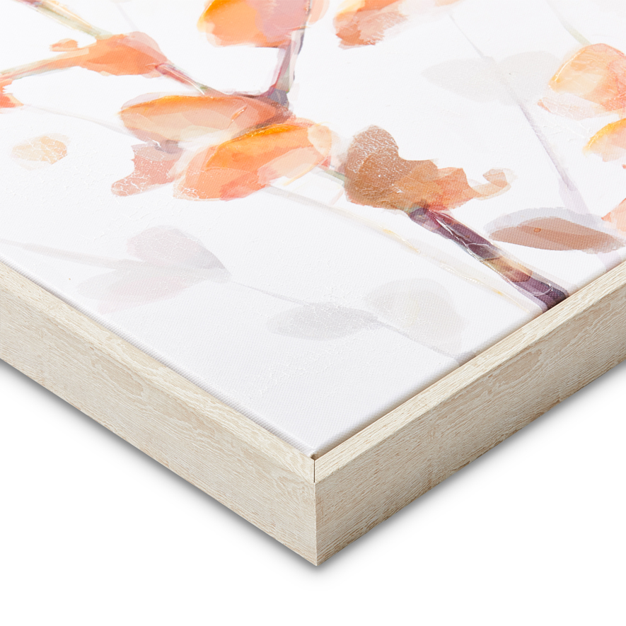 Autumn Leaves Ochre Canvas | Adairs