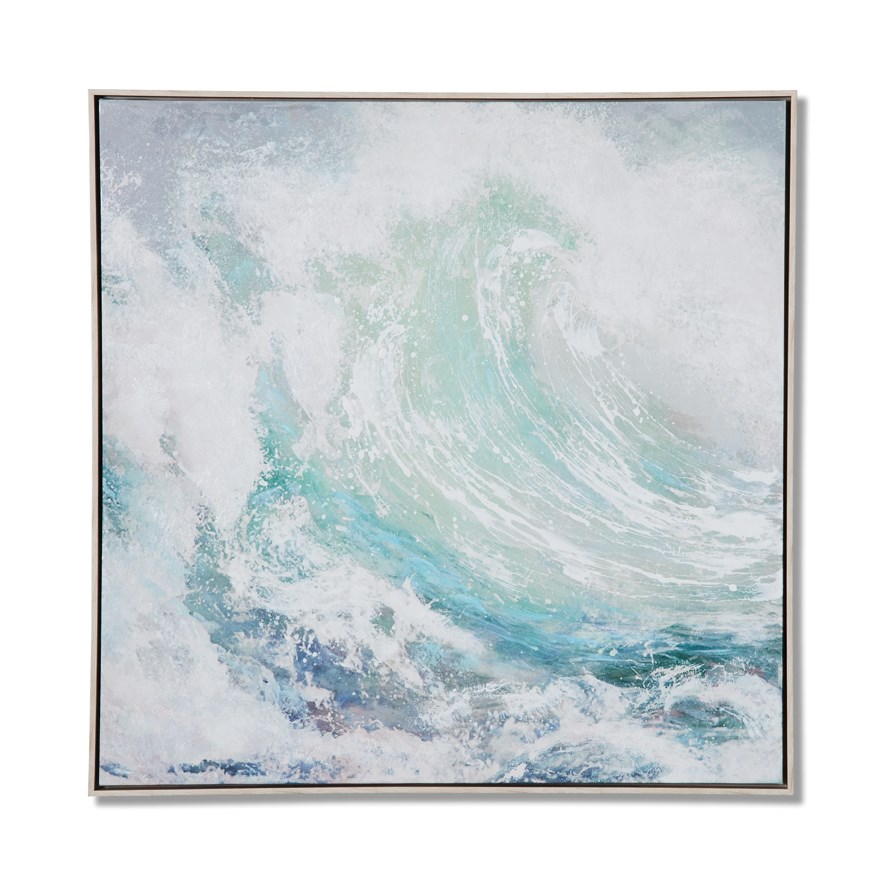 Dusk Skies Azure Waves Wall Art | Adairs