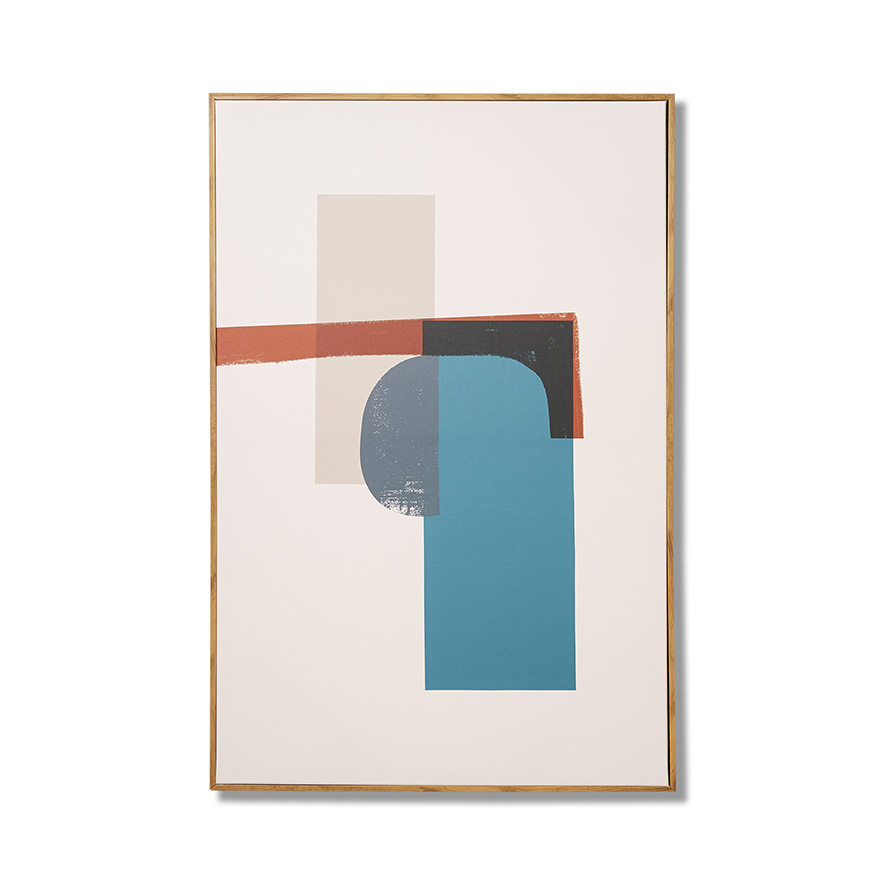 Home Republic - Baxter Artwork Abstract Blush | Adairs