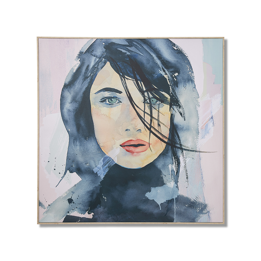 Home Republic - Abstract Figures Ink & Blush Portrait | Adairs