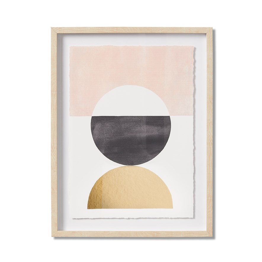 Home Republic - Simple Geo Gold Half Sphere Wall Art | Adairs