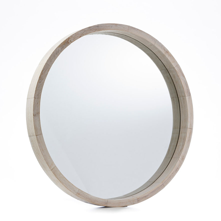 Mercer + Reid - Amber Mirror Timber Circle | Adairs