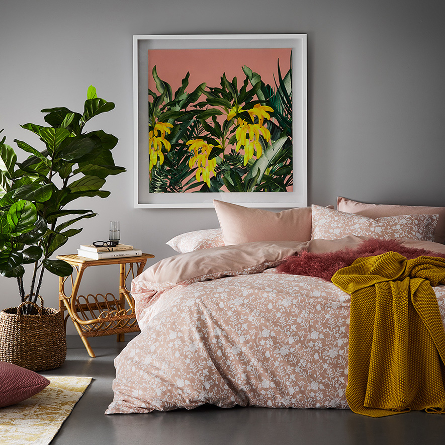 Mercer + Reid - Banana Palm Coral Desert Sky | Adairs