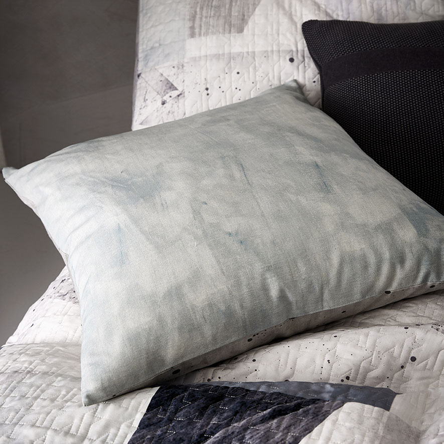 Home Republic - Morrison Quilted Quilt Cover Sky Grey | Adairs