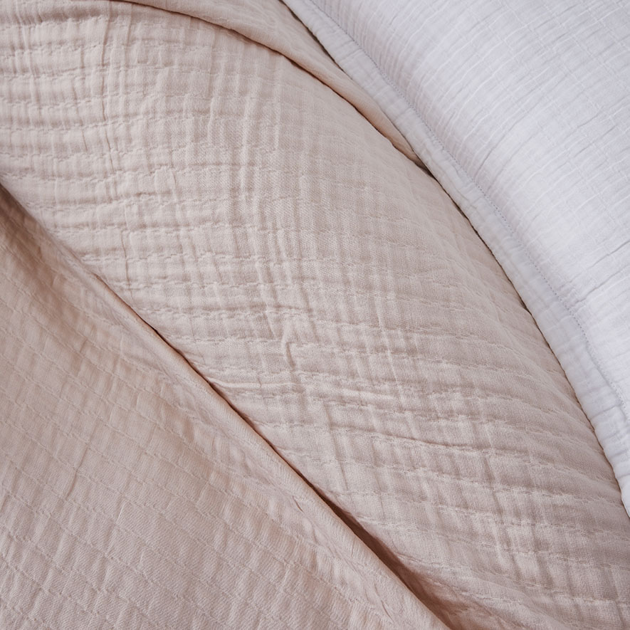 Home Republic - Loft Quilt Cover Shell Pink | Adairs