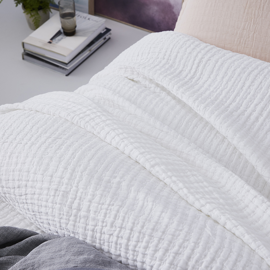 Loft White Coverlet | Adairs