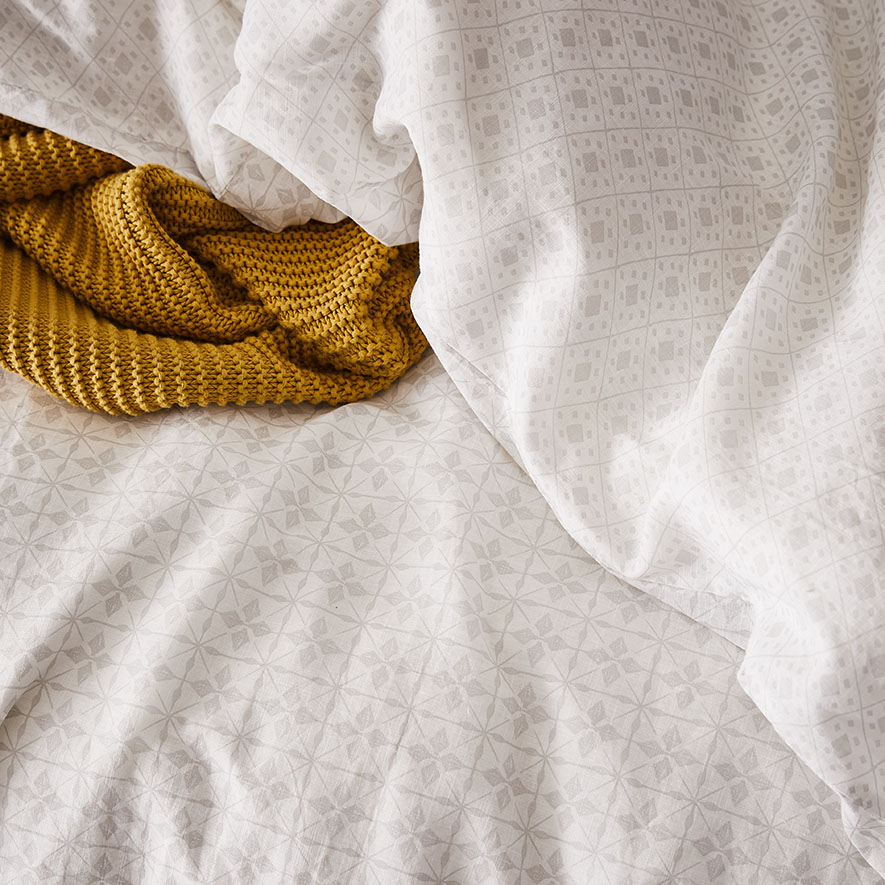 Home Republic - Fez Quilt Cover Set Silver | Adairs