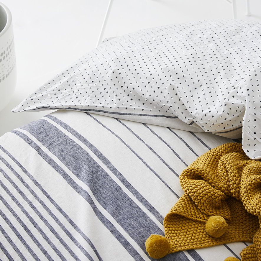 Home Republic - Oasis Stripe Quilt Cover Set | Adairs
