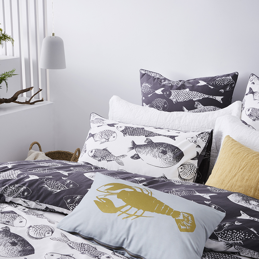 Something Fishy Quilt Cover Set | Adairs