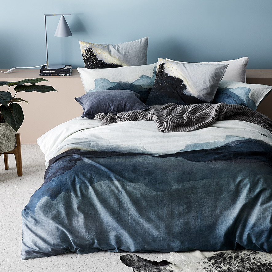 Home Republic - Outlander Quilt Cover Set Pond | Adairs