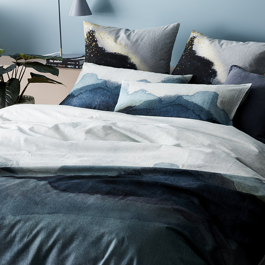 Home Republic - Outlander Quilt Cover Set Pond | Adairs