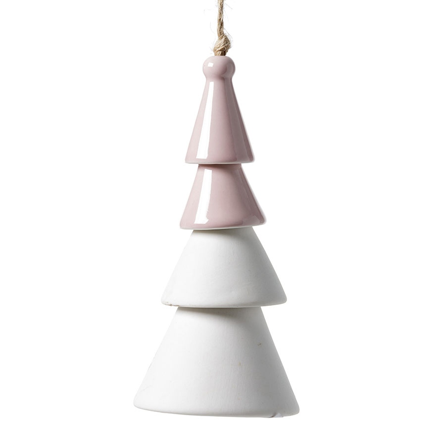 Home Republic - Blush & White Ombre Cascading Tree Decoration | Adairs