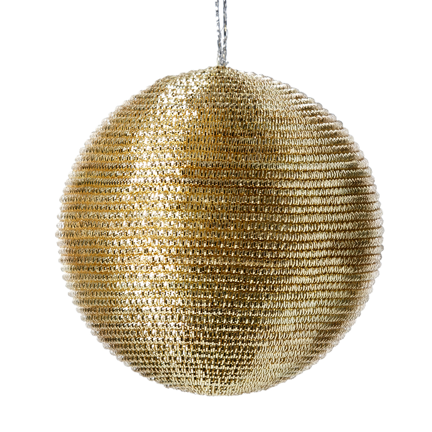 Mercer + Reid - Tinsel Bauble Champagne | Adairs