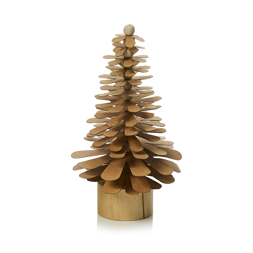 Home Republic - Pine Cone Paper Tree Brown | Adairs