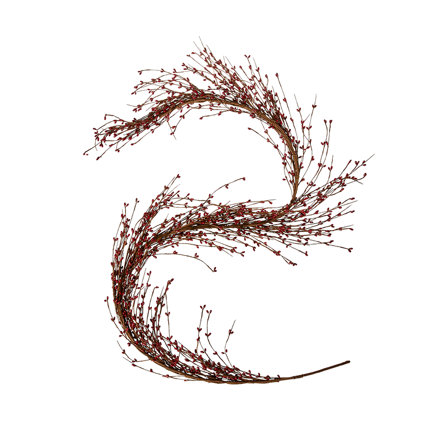 Mercer + Reid - Festive Berry Garland Red & White | Adairs