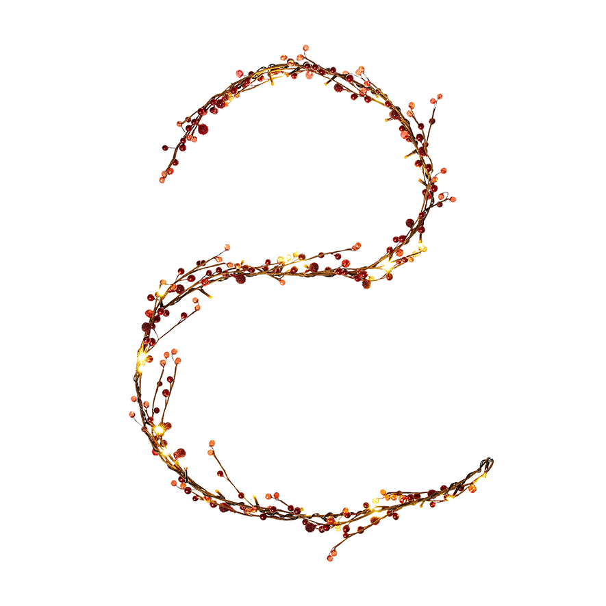 Mercer + Reid - Red Berry Garland Red | Adairs