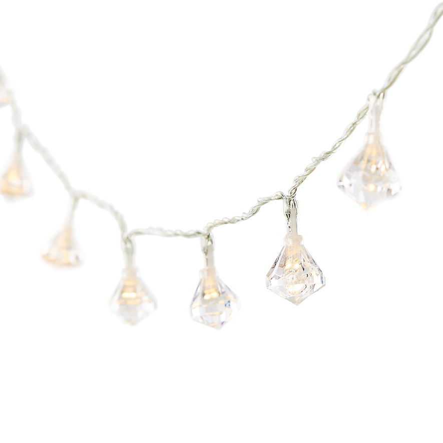 Mercer + Reid - Crystal String Lights Clear | Adairs