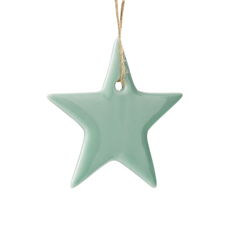 Ceramic Star Decoration Mint | Adairs